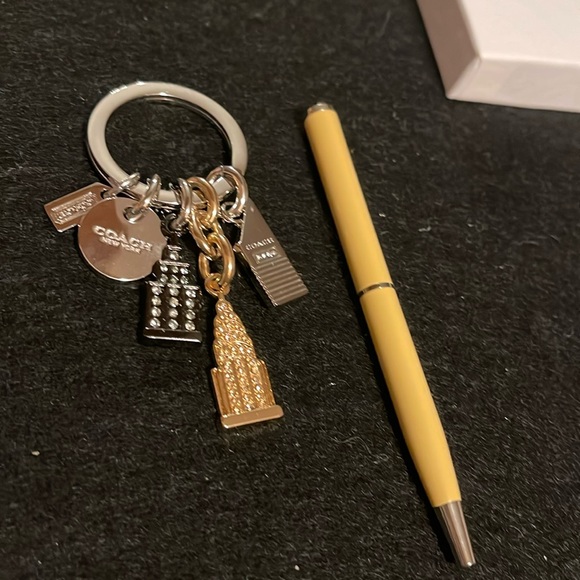 Coach | Accessories | Coach Keychain And Pen Set | Poshmark